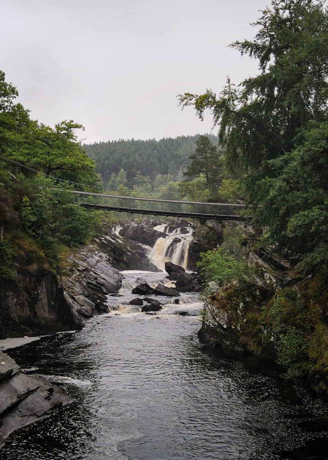 Rogie Falls – A Beautiful Waterfall on Scotland's NC500