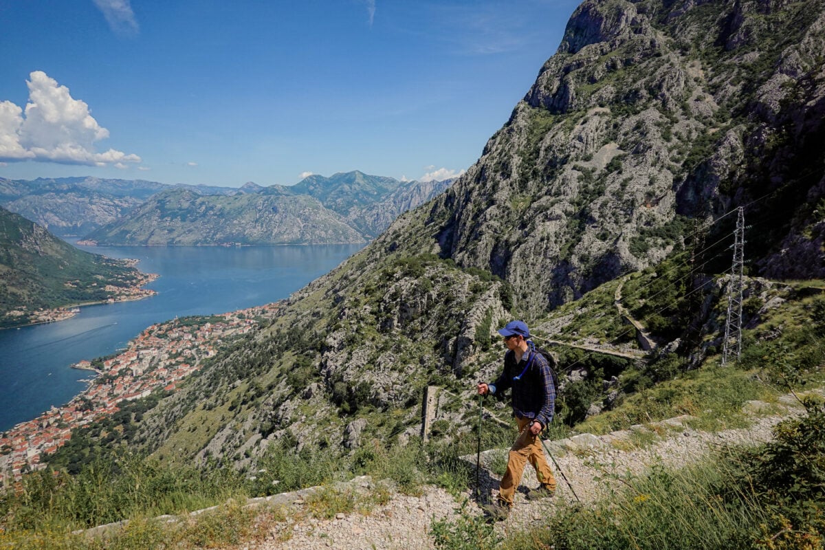 Pestingrad Peak Hike via The Ladder of Kotor
